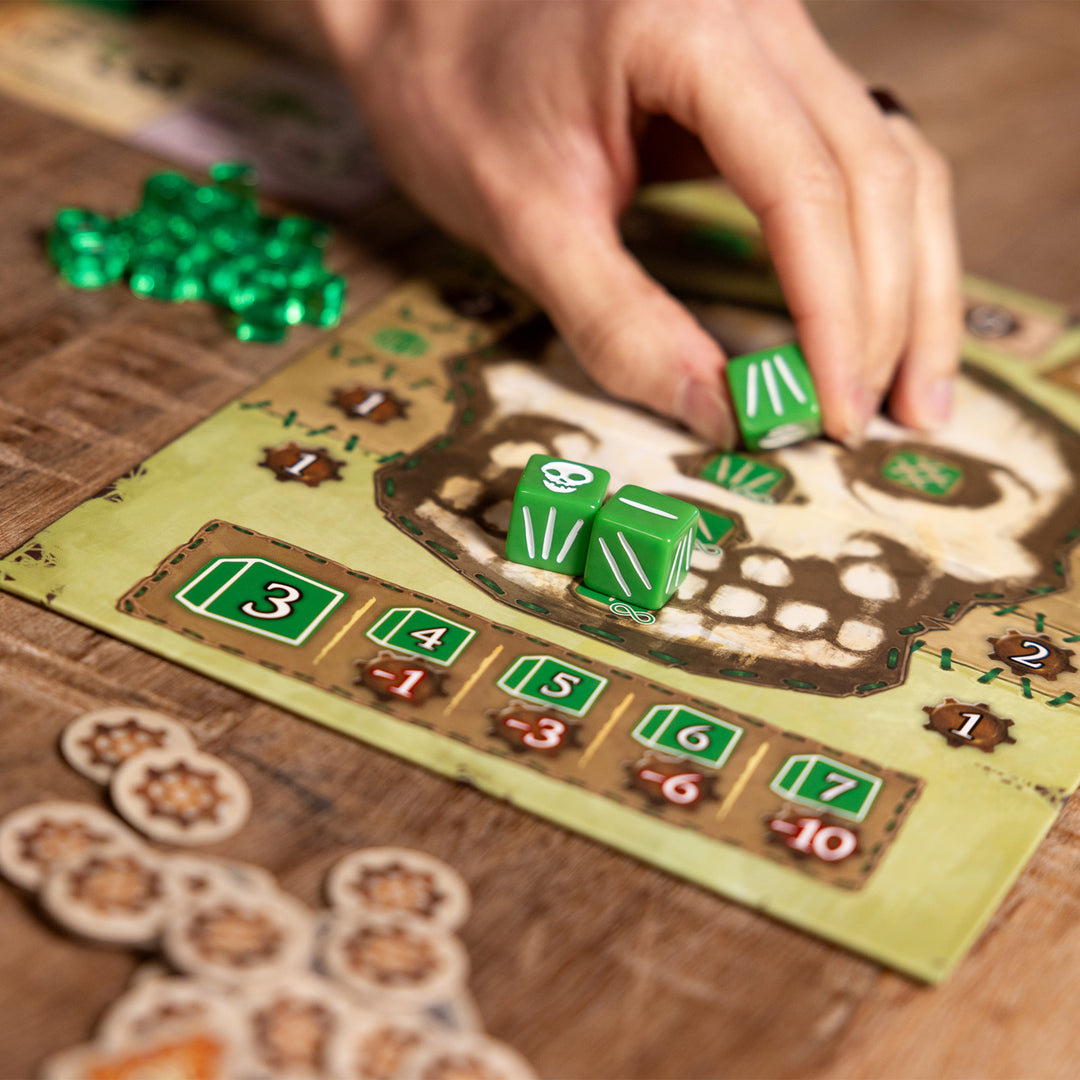 Emerald Skulls Board Game – Thunderworks Games