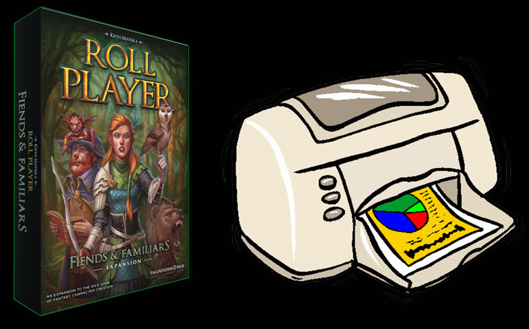Roll Player: Fiends & Familiars - Print and Play – Thunderworks Games
